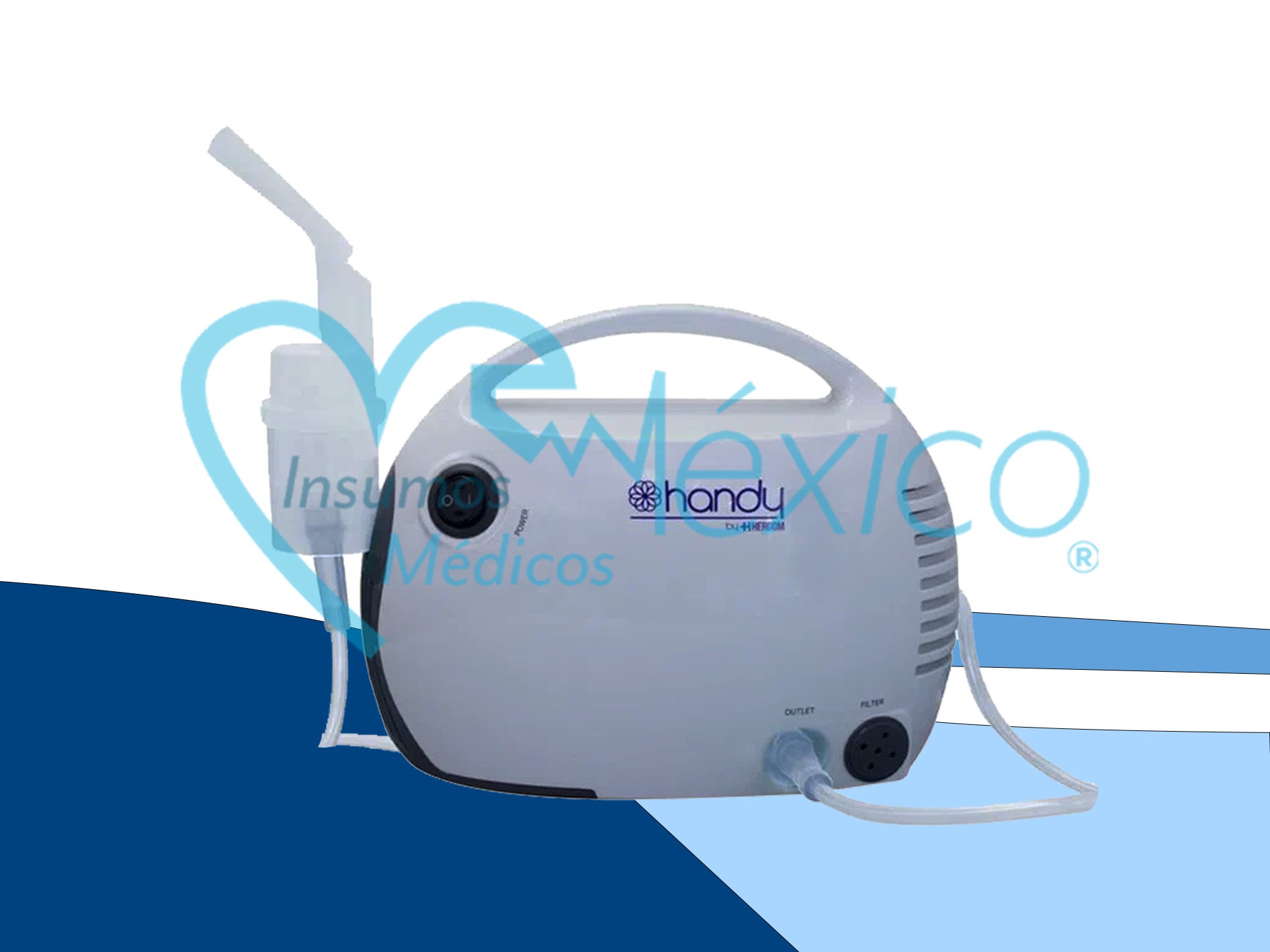 Nebulizador de Aire Comprimido HERGOM - Insumos Médicos México